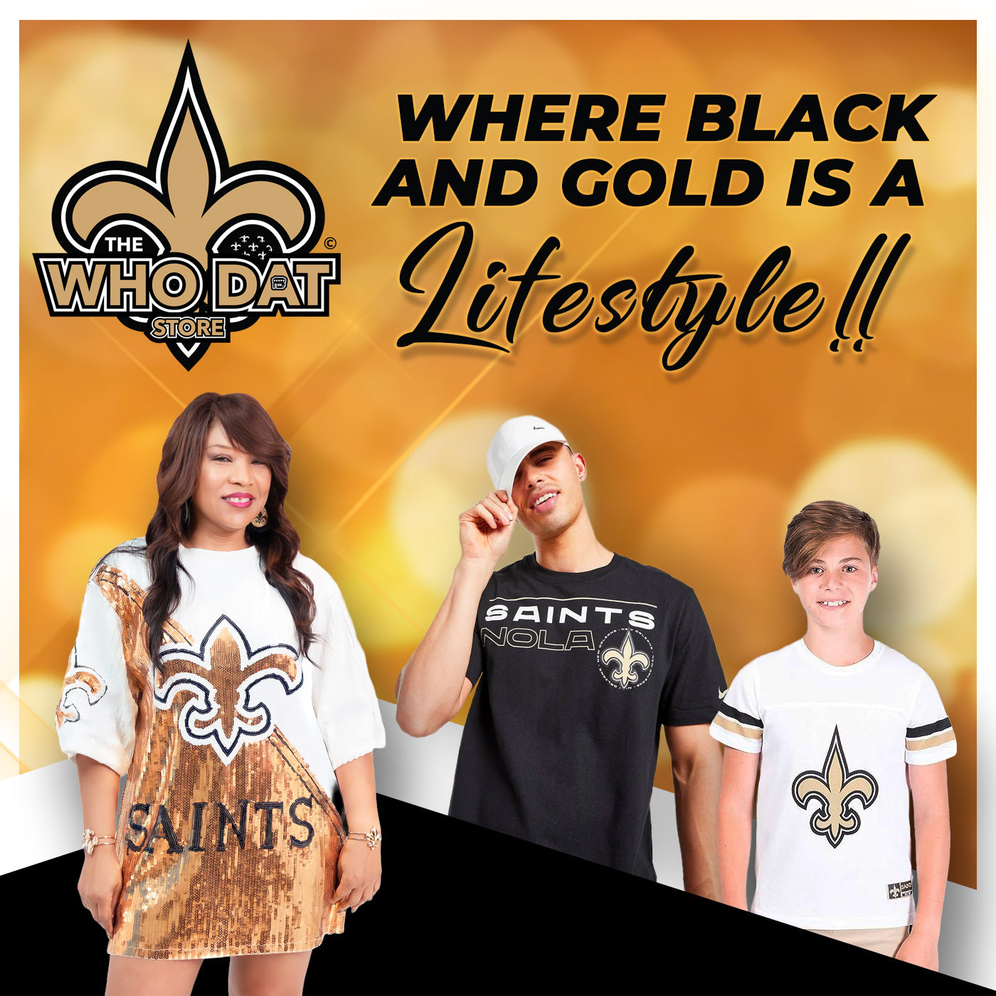 The Who Dat Store | New Orleans Saints Clothing & Accessories